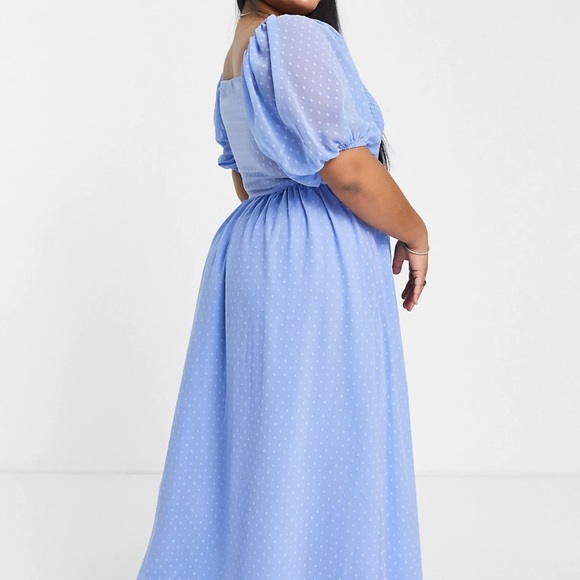 ASOS Curve | Dresses | Asos Blue Maxi Dress In Size Us8 New Wtag | Poshmark